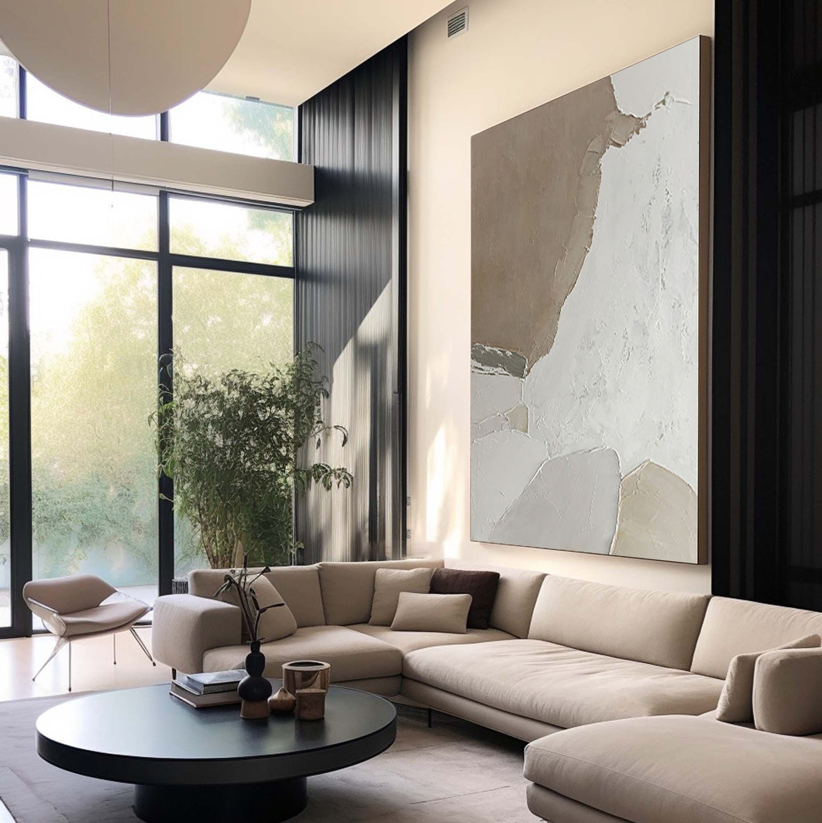 "Calm Ascent" | Contemporary Abstract Minimalist Art For Room Decor # ...