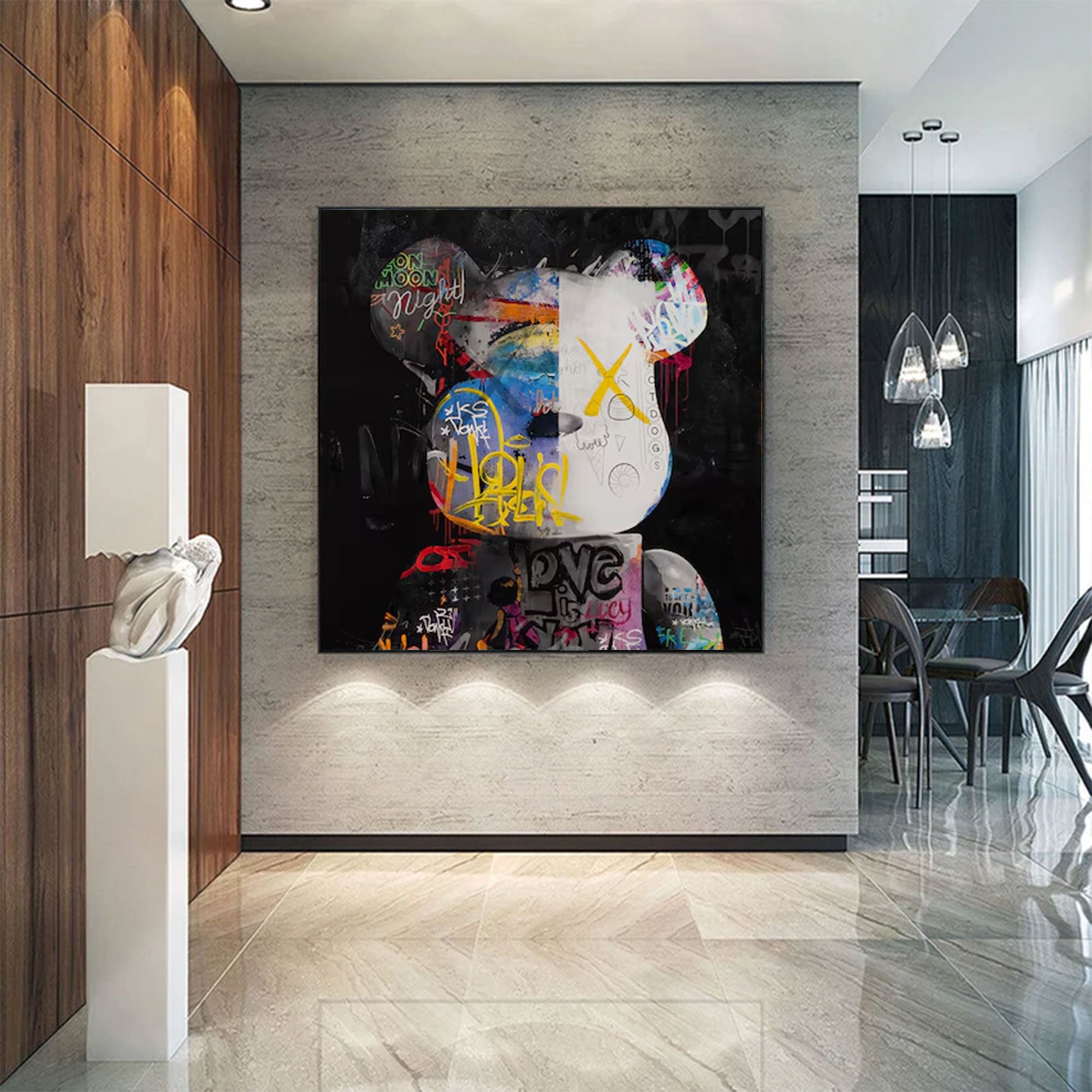 Contemporary Large Pop Art Graffiti Wall Decor | MuroArt #WGA 027