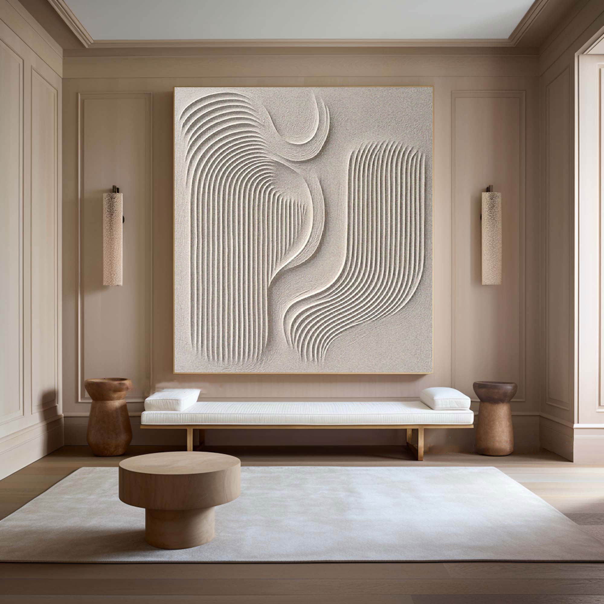 Contemporary 3D Textured Wall Art: A Statement of Modern Elegance #BBM 023